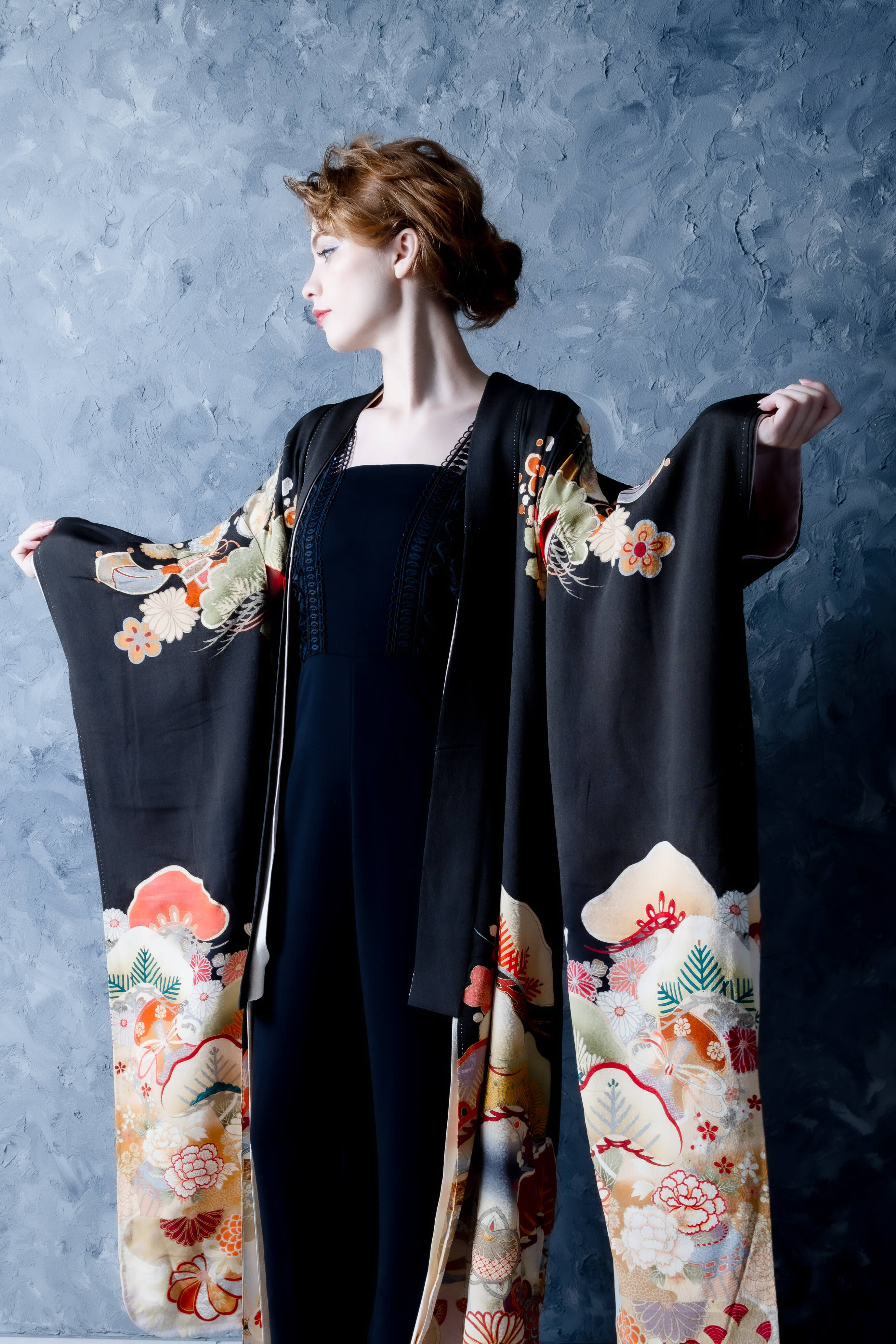 Vintage Kimono Restored MATSU 1915s – SAIKAI